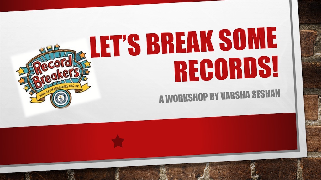 Record-breakers | Varsha Seshan's Official Website